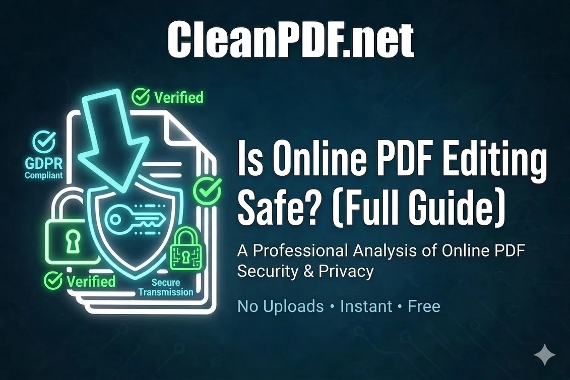 Is Online PDF Editing Safe? (Full Guide) | CleanPDF Blog