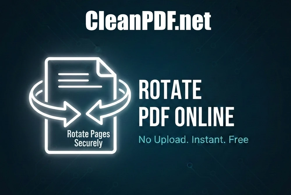 Rotate PDF Pages - Permanently Rotate, Reorder, Fix Orientation